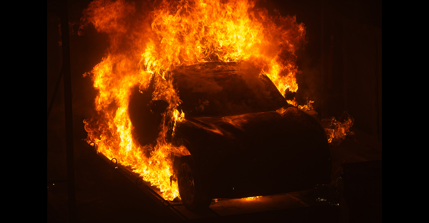 FSRI Experiments Enable Analysis of Electric Vehicle Fire Behavior
