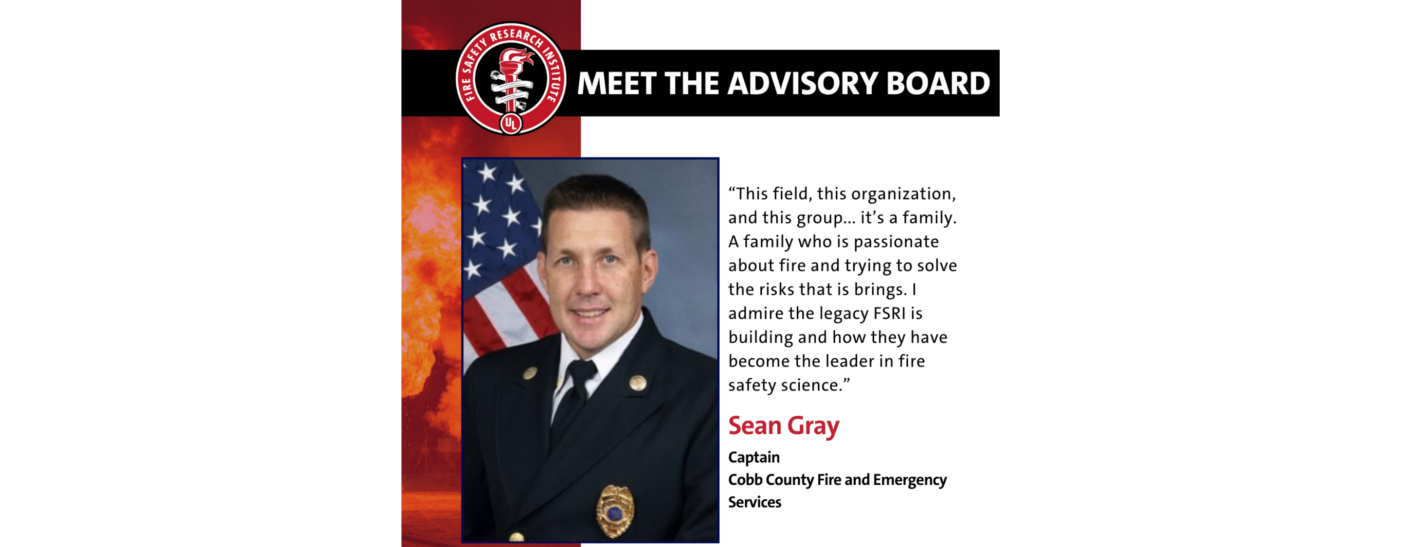 Meet Sean Gray, one of FSRI’s advisory board members
