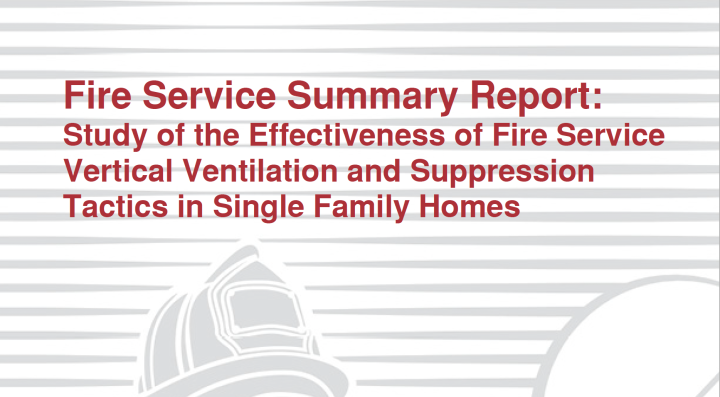 Effectiveness Of Vertical Ventilation And Suppression Tactics