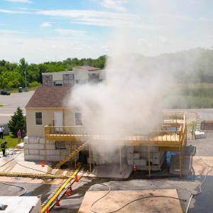 Understand fighting basement fires and risks for firefighters